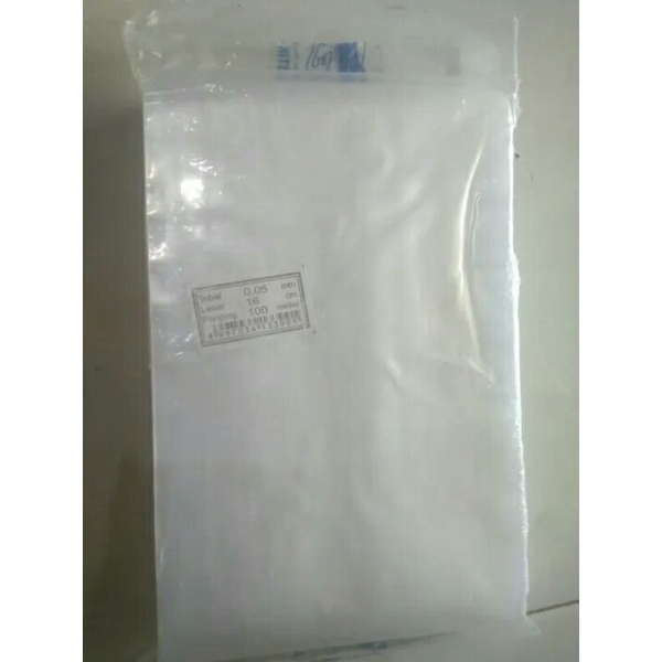 Jual Plastik roll jet PP tebal 0,05mm lebar 16cm panjang 100 meter ...