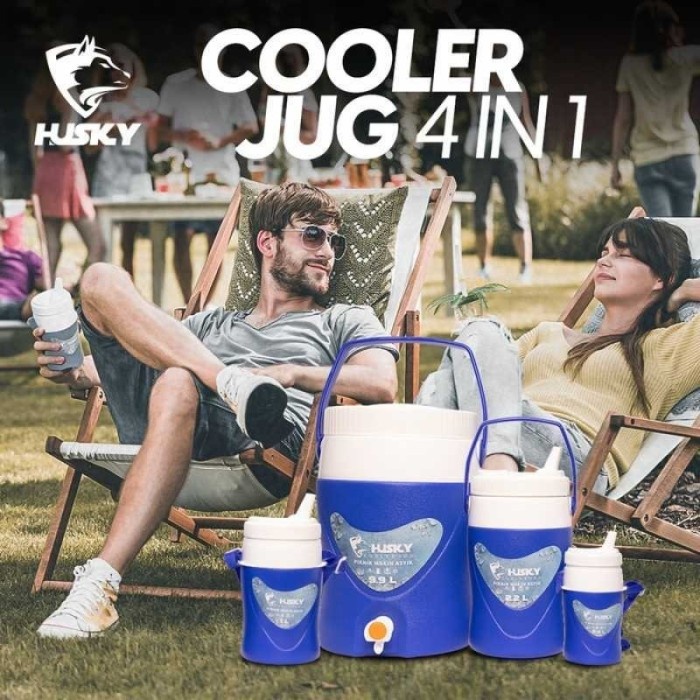 Jual Pitch Husky Cooler Jug 4In1 Set | Shopee Indonesia