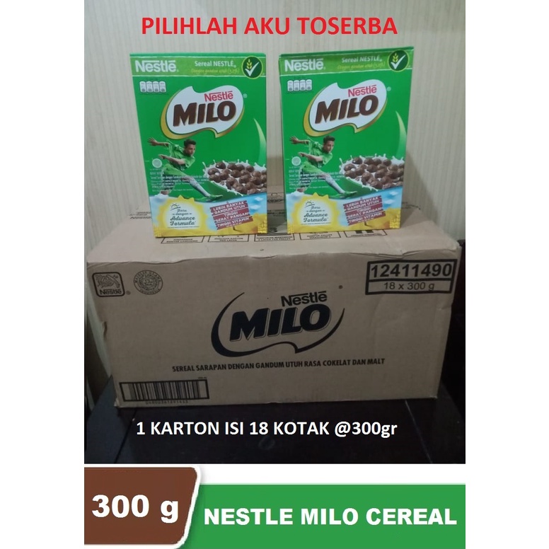 Jual Nestle MILO cereal 300 gr - 1 Karton isi 18 box | Shopee Indonesia