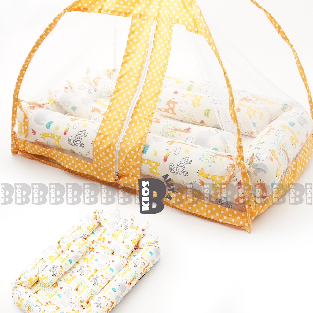 Jual KASUR BAYI TENDA KELAMBU / KASUR BABY KELAMBU SET BANTAL FREE ...