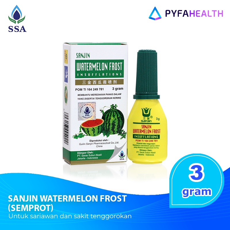 Jual Sanjin Watermelon Frost (Semprot) untuk Sariawan & Sakit ...