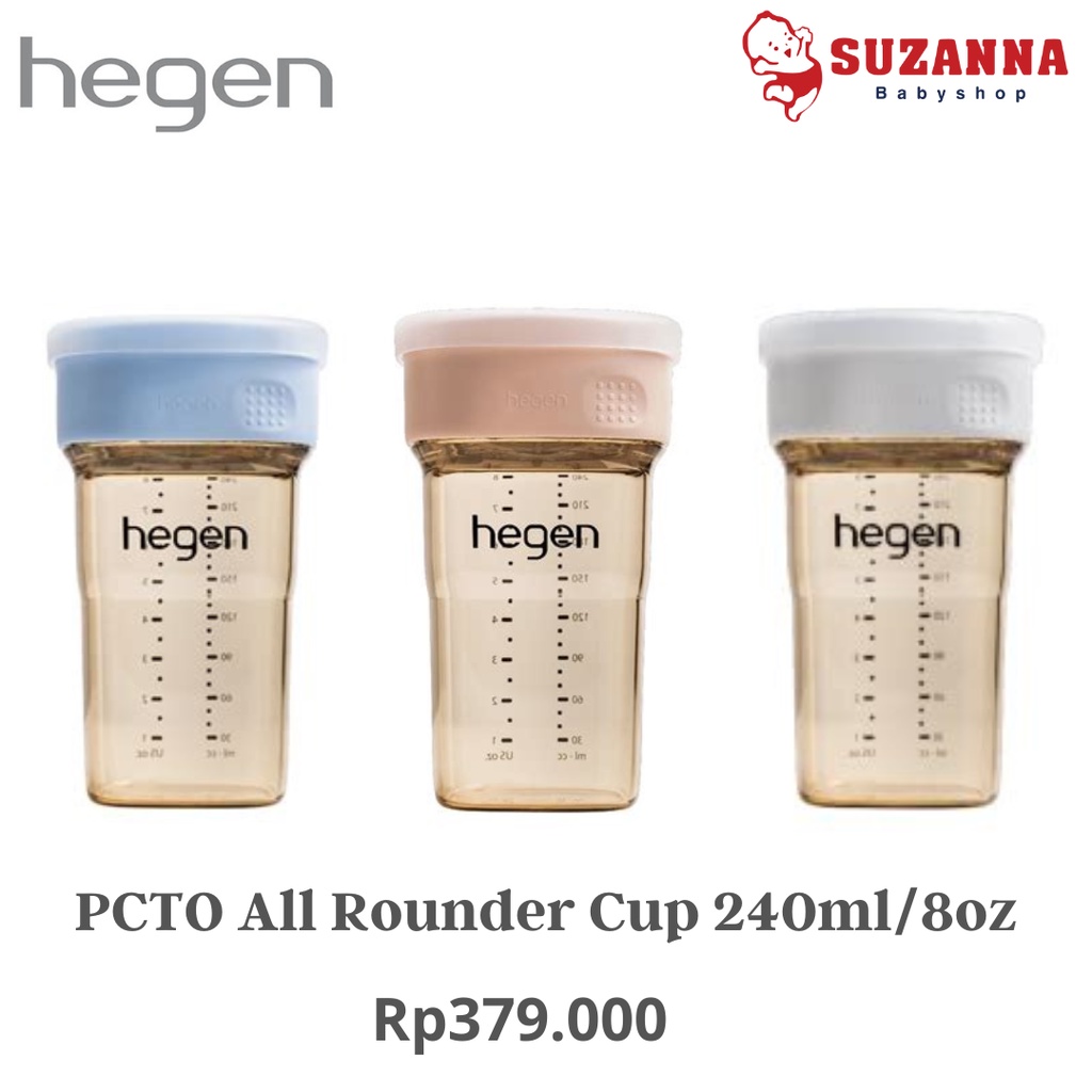 Jual Hegen PCTO 240ml 8oz All Rounder Cup / PPSU Feeding Bottle | Shopee Indonesia