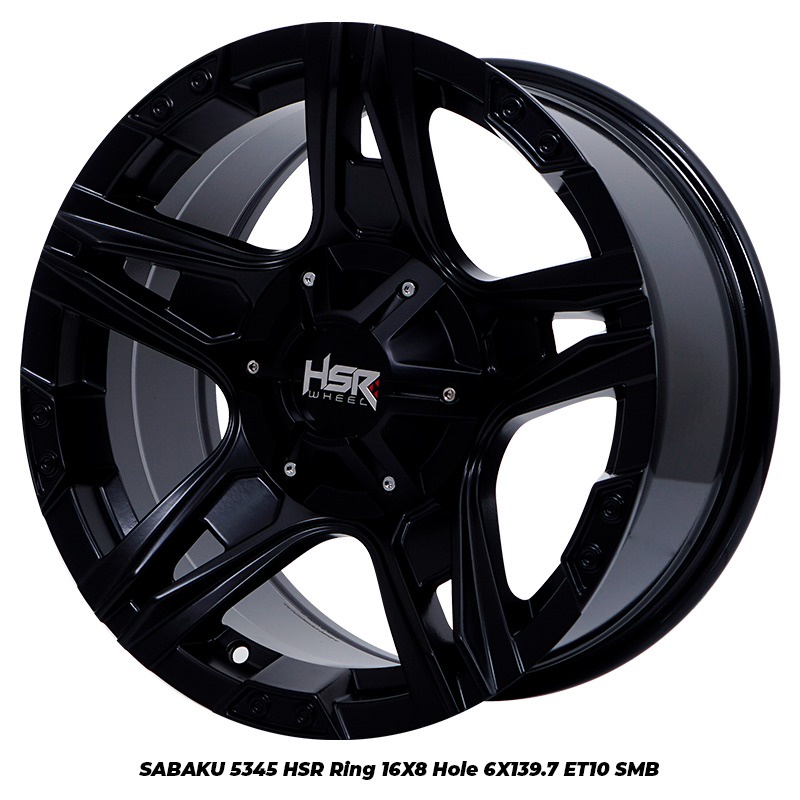 Jual Velg HSR SABAKU Ring 16 Velg Offroad R16 Hardtop Ranger Fortuner ...