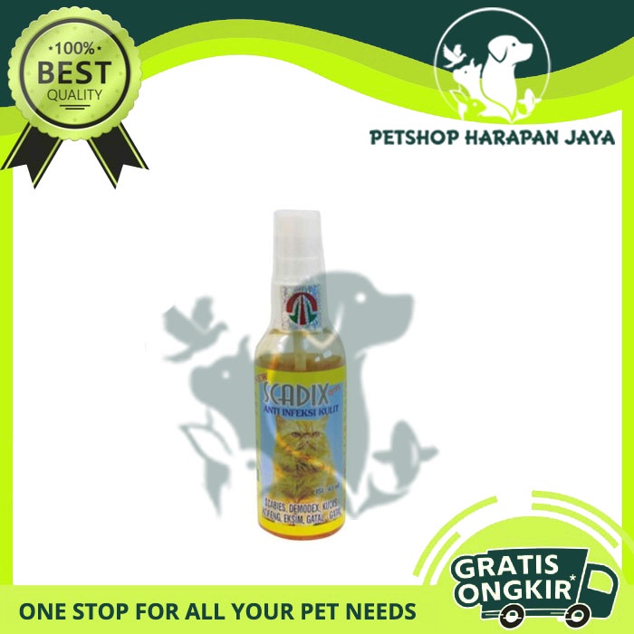 Jual SCADIX Cat Spray - Anti Infeksi Kulit Jamur Koreng Kudis Untuk ...