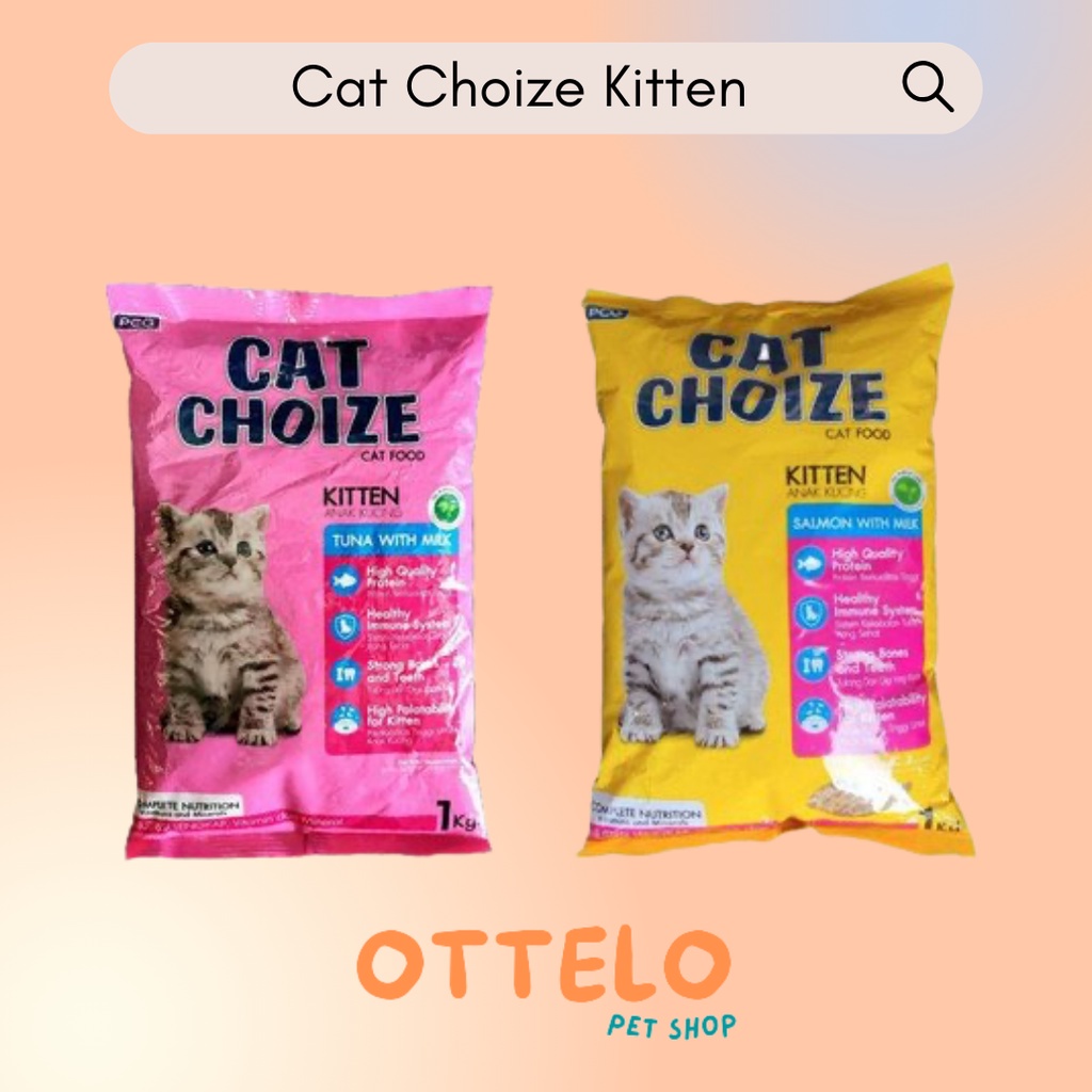 Jual Cat Choize Kitten Tuna Salmon 1 kg / Makanan Anak Kucing | Shopee ...