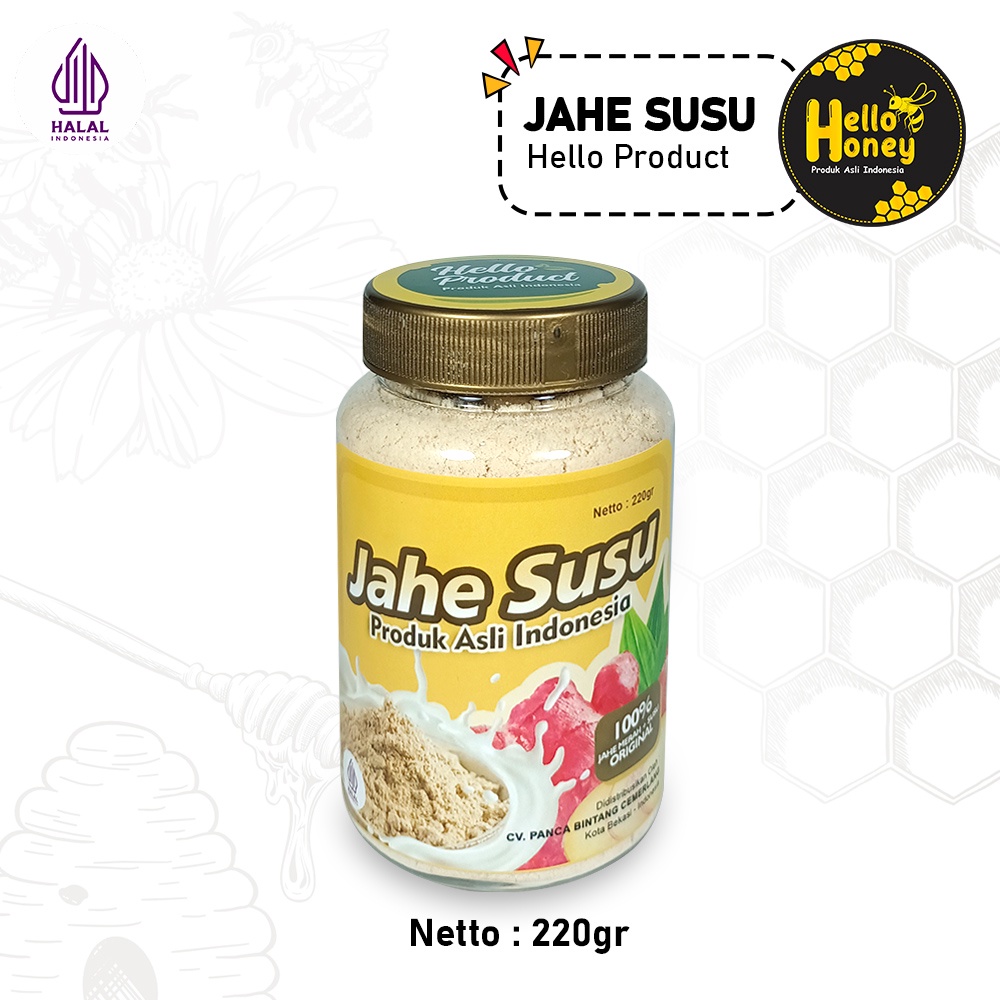 Jual Hello Product - Susu Jahe Merah Asli 220 Gram | Shopee Indonesia