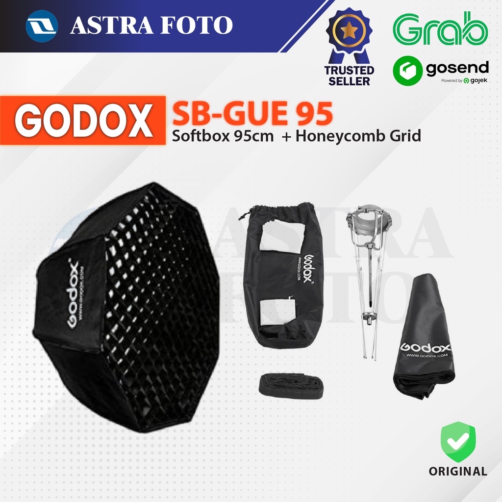 Jual Softbox Octagonal SB UE 95cm / SB GUE 95cm Octa + HoneyComb Grid ...
