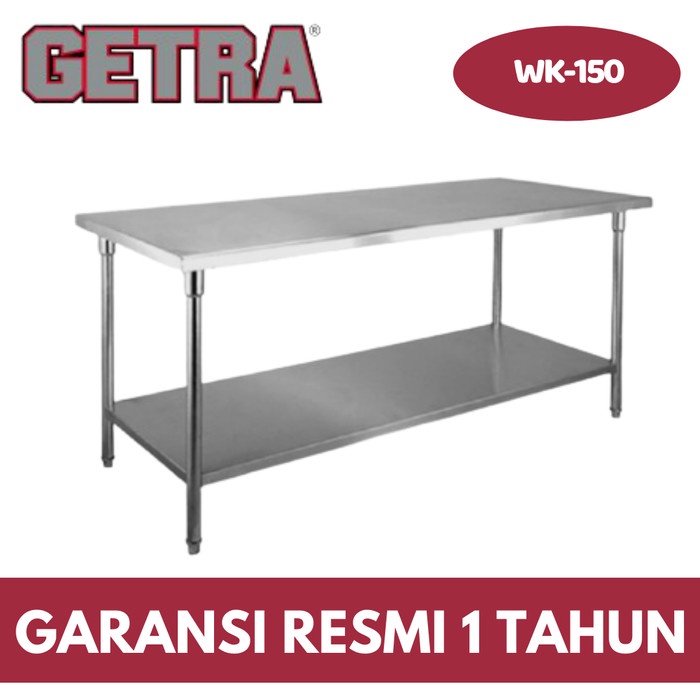 Jual Terlaris Getra Wk-150 / Wk 150 / Wk150 Working Table Stainless ...