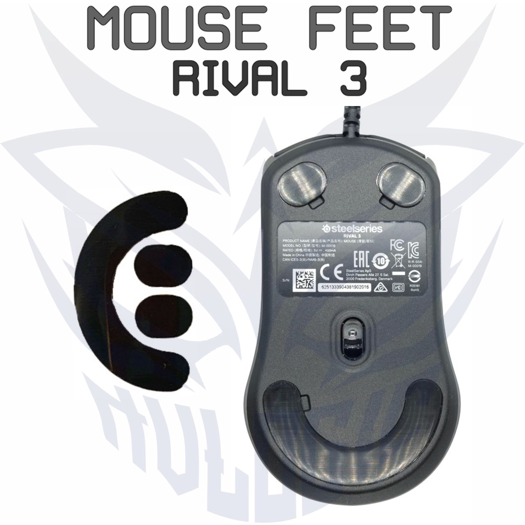 Jual Mouse Feet Glide Steelseries RIVAL 3 - Mousefeet Skates PTFE ...