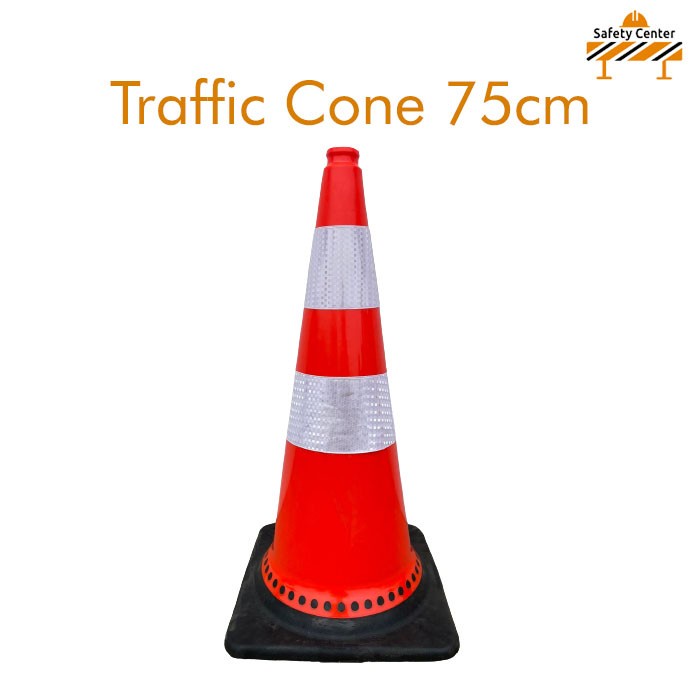 Jual Terlaris Safety Traffic Cone 75 Cm / Kerucut Lalu Lintas 75 Cm | Shopee Indonesia