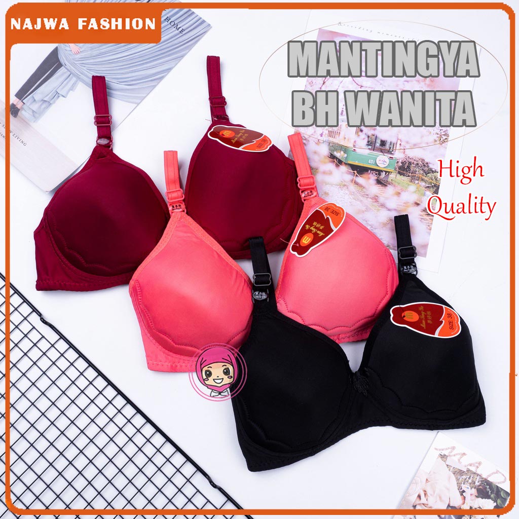 Jual NAJWA - Bra Wanita Dewasa Busa Tanpa Kawat BH Premium Mantingya ...