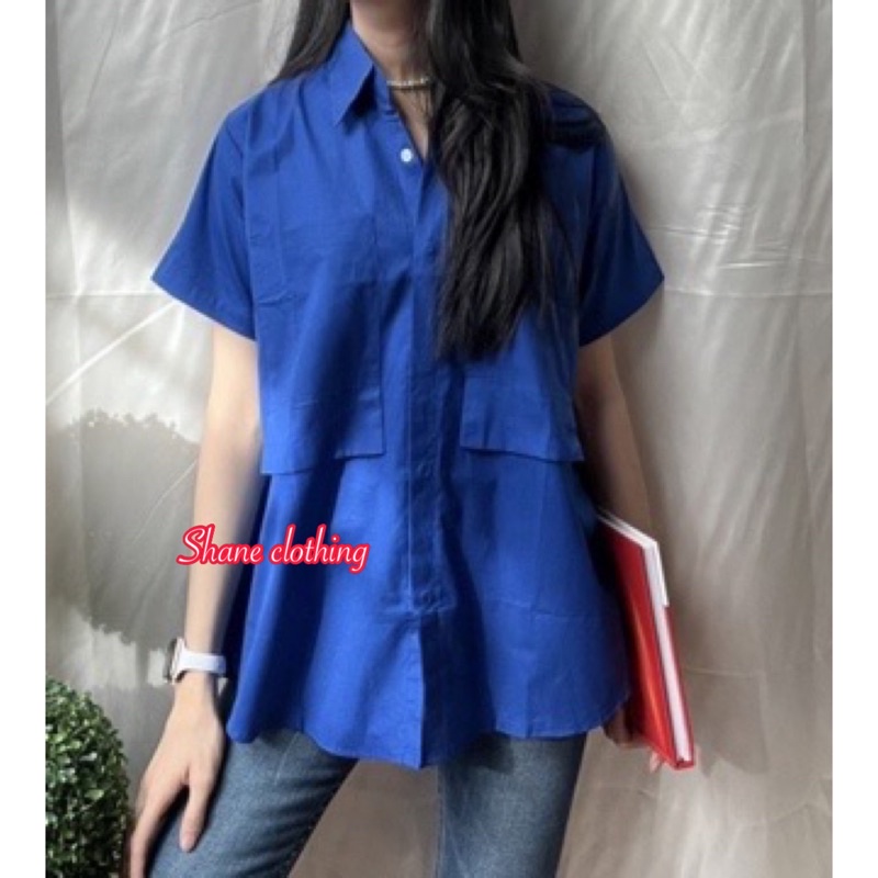 Jual SHANE CLOTHING KEMEJA POKET LENGAN PENDEK KATUN POPLIN 058 ...