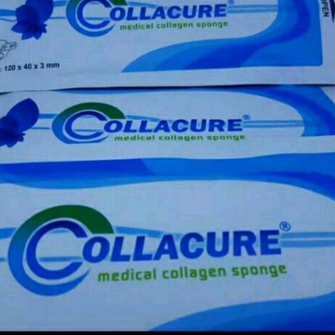 Jual COLLACURE UKURAN BESAR MEDICAL COLLAGEN SPONGE 120 X 40 X 3 MM ...