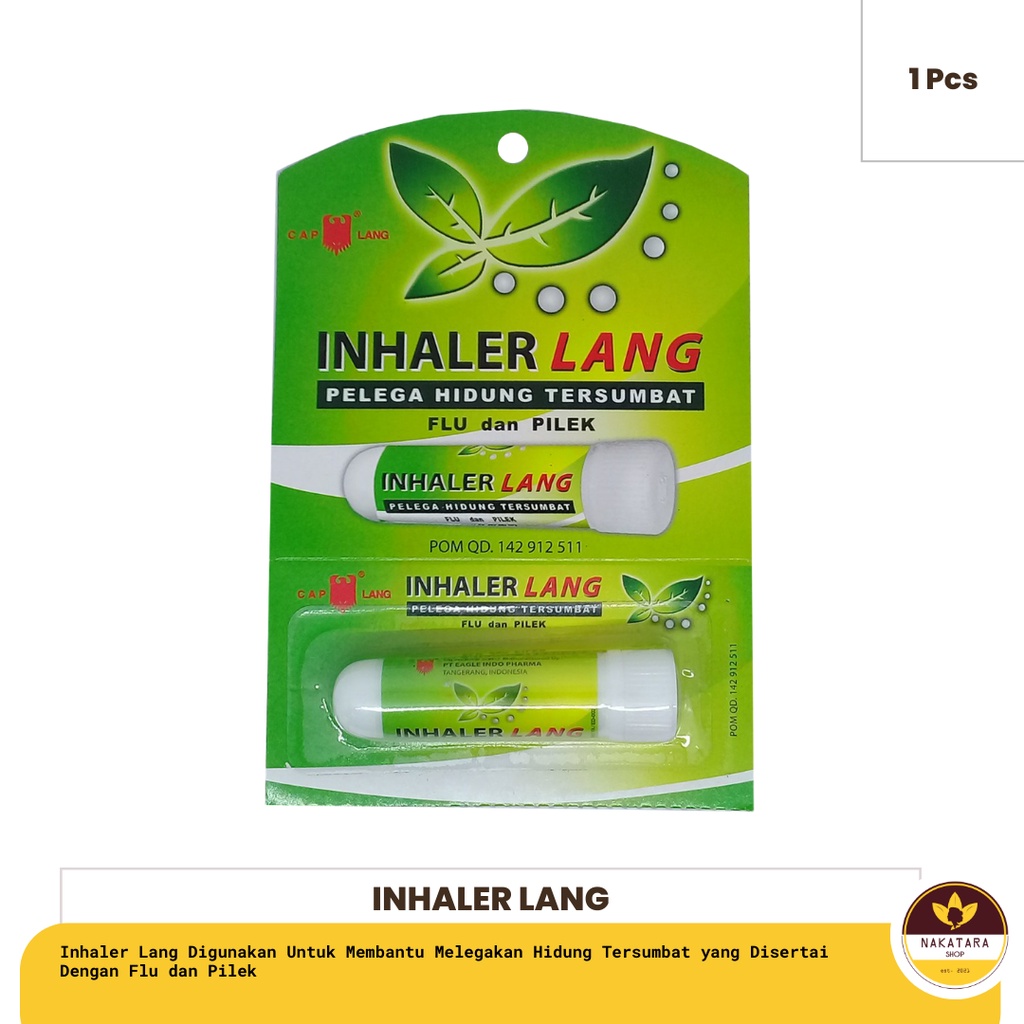 Jual INHALER LANG PELEGA HIDUNG TERSUMBAT FLU DAN PILEK CAPLANG ...