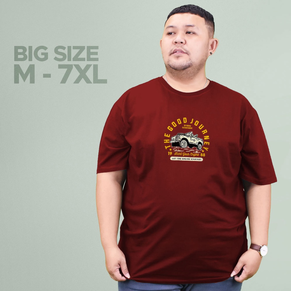 Jual baju pria jumbo bigsize katun combed 30s ld 120 130 140 3xl 4xl 5xl | Shopee Indonesia