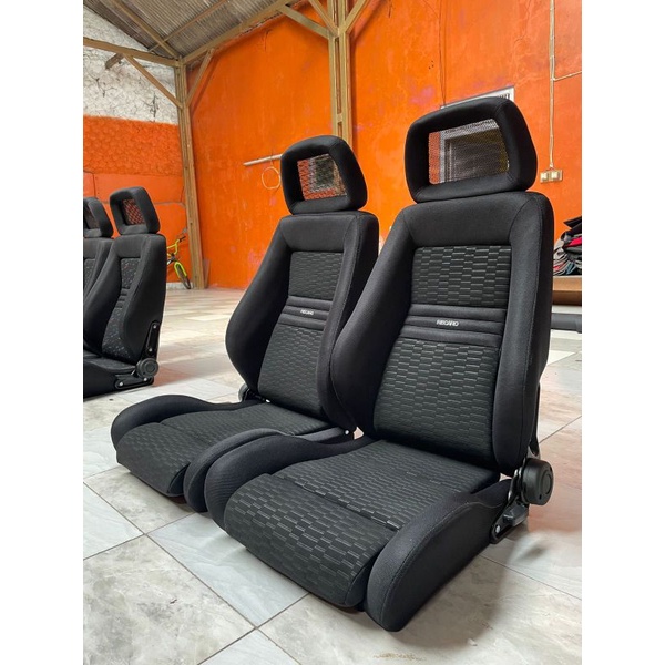 Jual JOK MOBIL LX TARTAN HITAM, jok mobil racing universal full warna ...