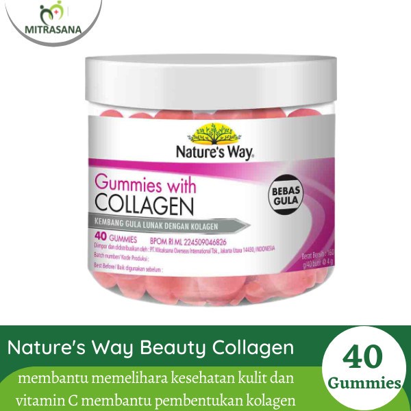 Jual Nature's Way Collagen 40 Gummies | Shopee Indonesia