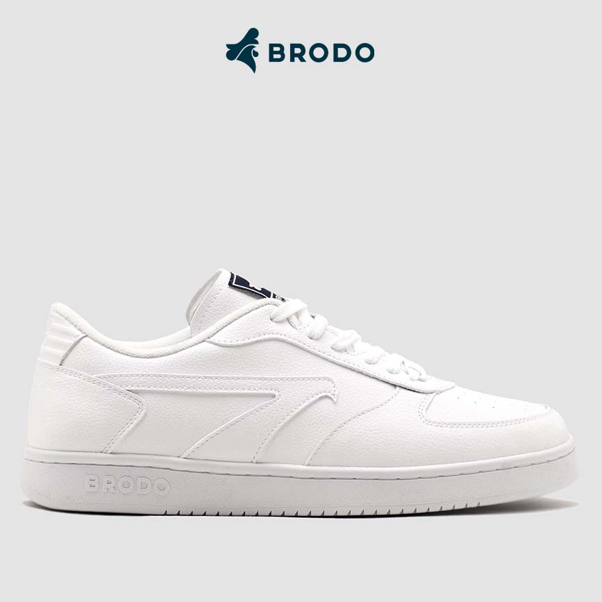 Jual BRODO - Sneakers Corado Heritage Fulll White | Shopee Indonesia