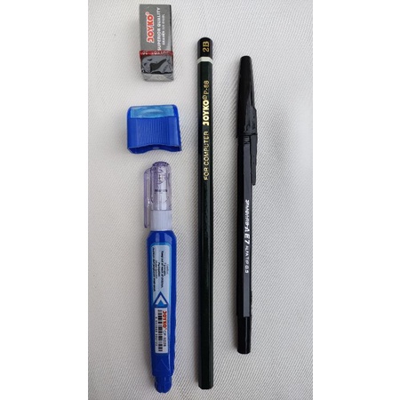 Jual Paket ATK 1 (Pulpen, Pensil, Penghapus, Serutan, Tip-x) | Shopee ...