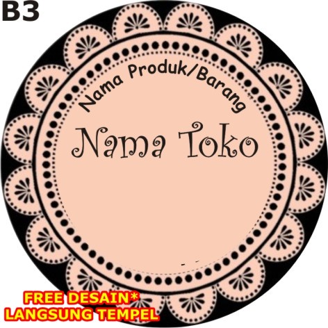 Jual STIKER BULAT ISI 26 | STIKER PRODUK | STIKER KEMASAN | STIKER ...
