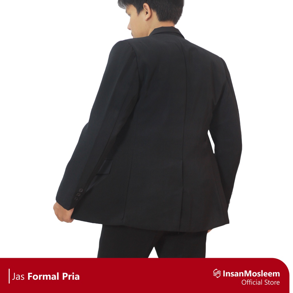 Jual InsanMosleem - Jas Pria Hitam Untuk Formal Resmi Jas Kantor Jas ...