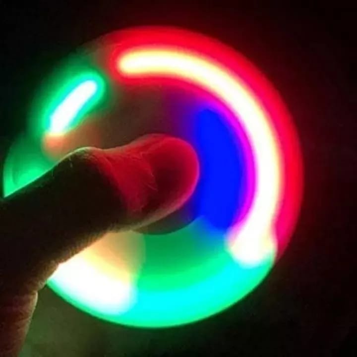 Jual Fidget Spinner Led Pulpen Mainan Anak Spinner Pulpen Nyala