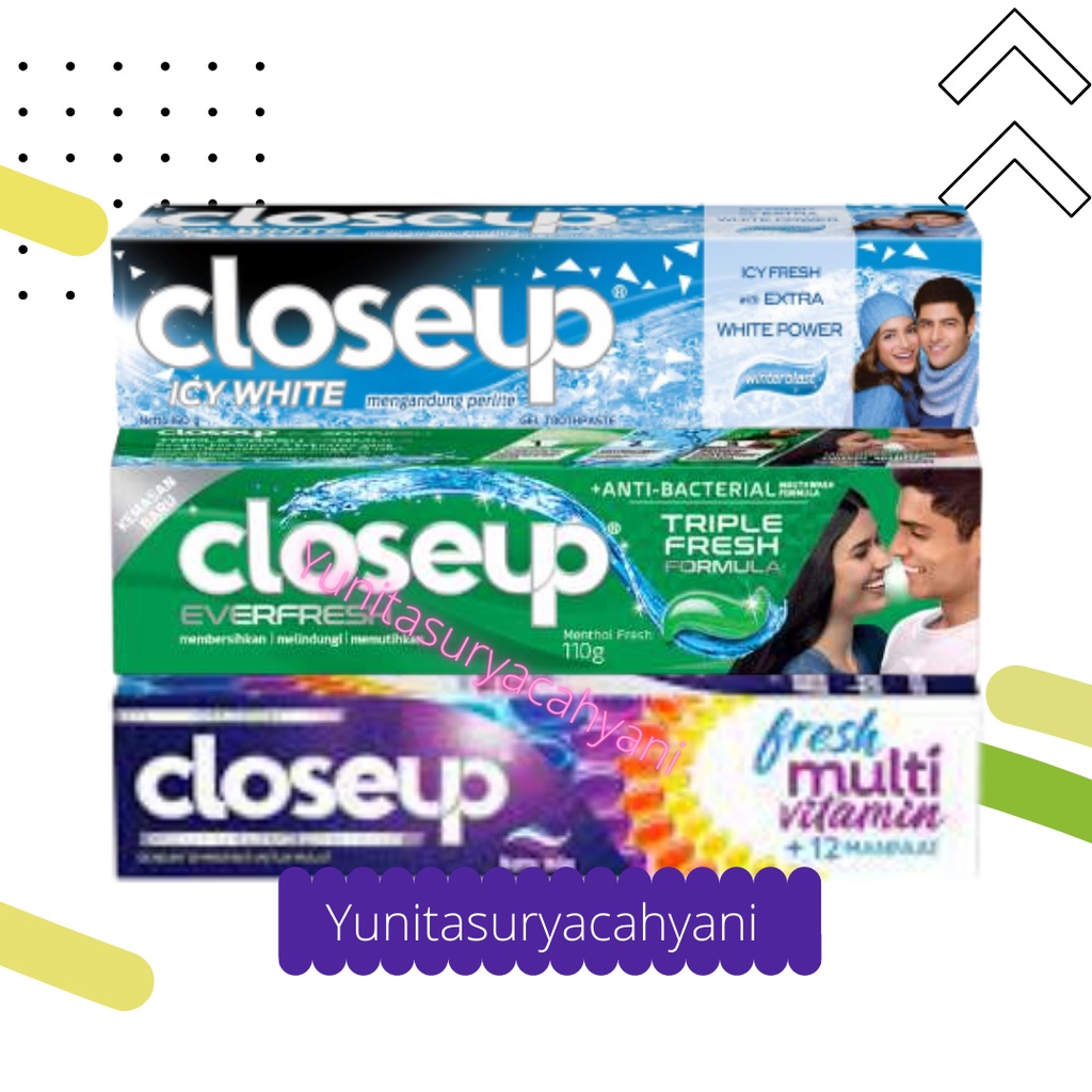 Jual Close Up Pasta Gigi Fresh Multivitamin Complete Protection/Close ...