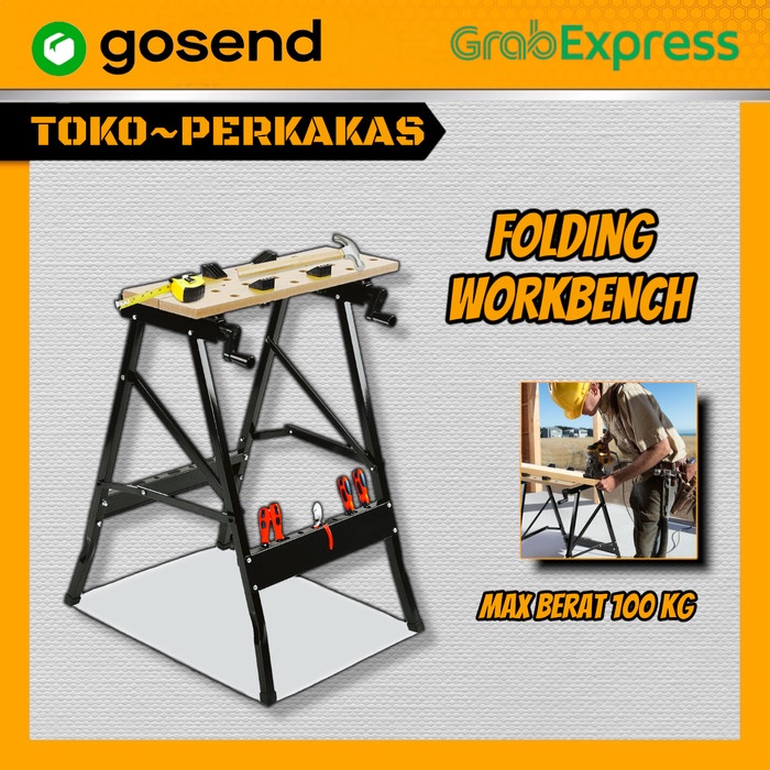 Jual Folding Work Bench Portable Tukang / Workbench Meja Kerja Kayu ...