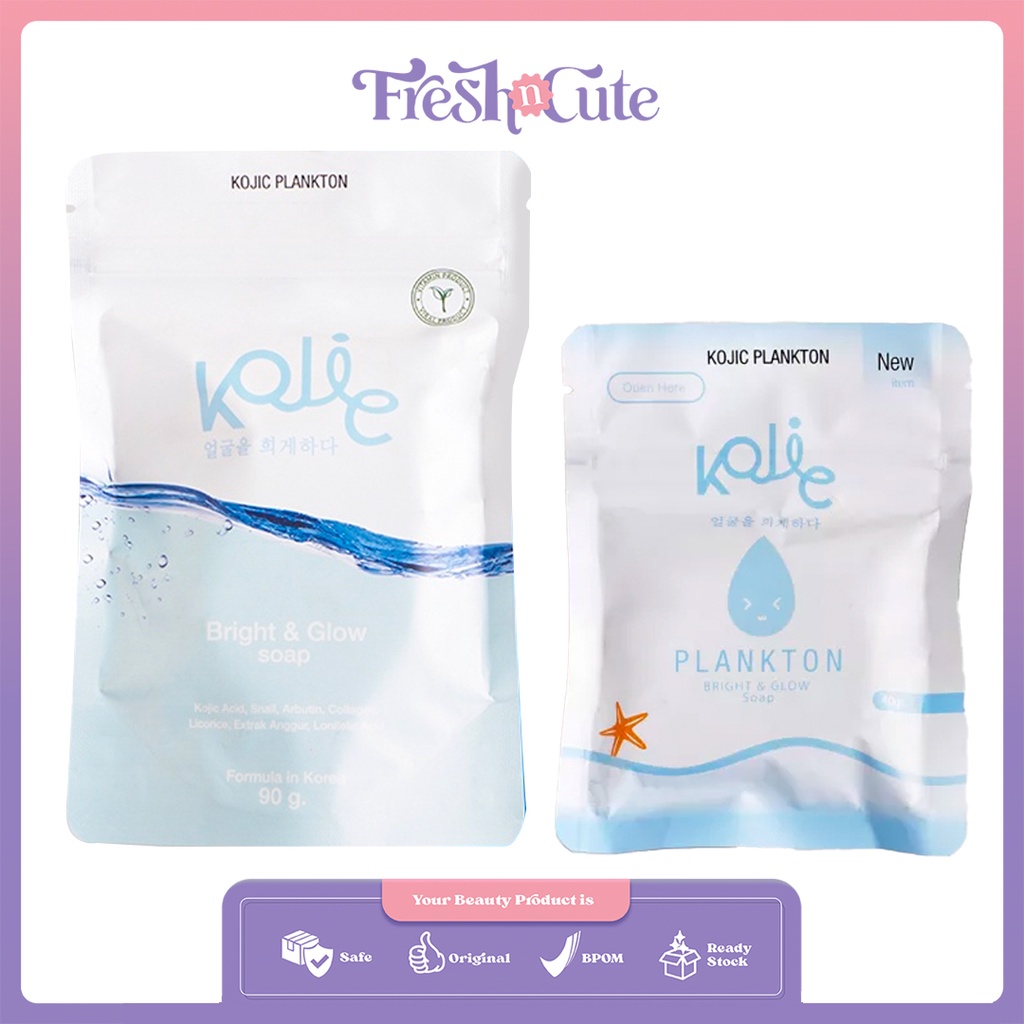 Jual KOJIC PLANKTON - Bright & Glow Soap 90g | Shopee Indonesia