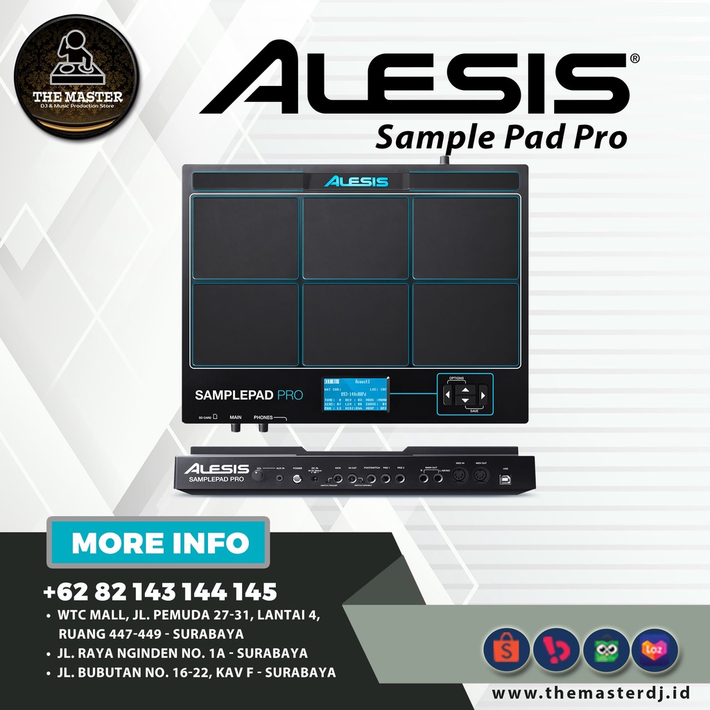 Jual [Ready Stock] Alesis SAMPLEPAD PRO Drum and Sample Pad | Shopee ...
