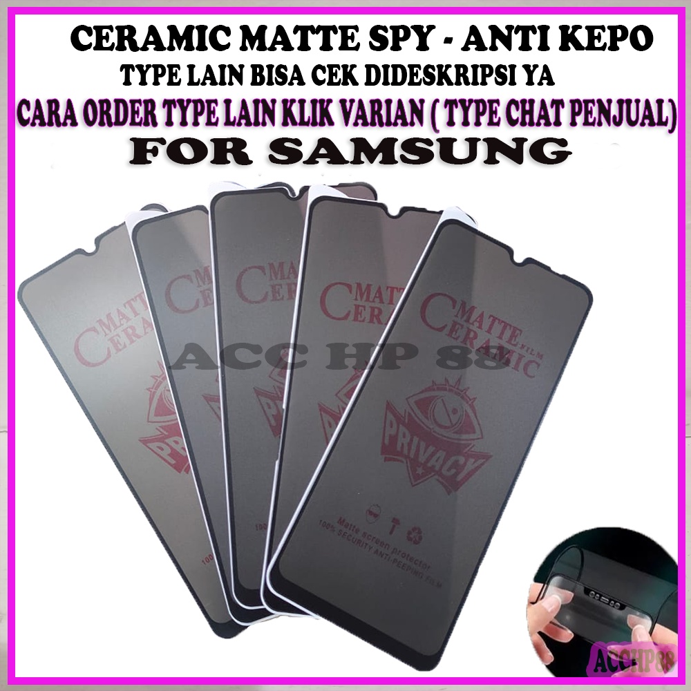 Jual ANTIGORES MATTE SPY SAMSUNG A04 A04S A04E A23 A13 A12 A02 A02S A03 A03S A03CORE A10 A20 A30 ...