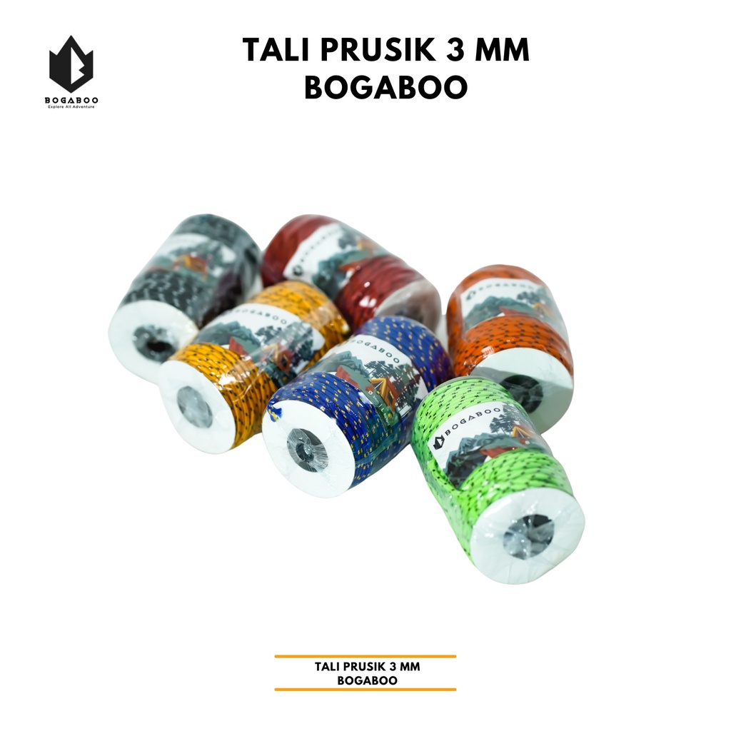 Jual COD Tali Perusik 3 mm Bogaboo 1 Roll - Panjang 50 Yard / 45 Meter ...
