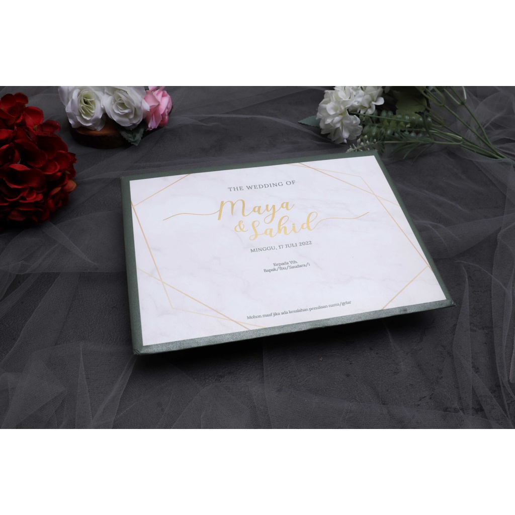 Jual Undangan Hard Cover Marble | Shopee Indonesia