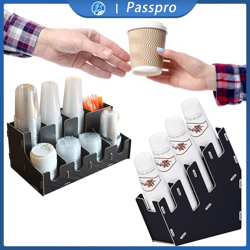 Jual Rak Organizer Paper Bahan Kayu Cup Dispenser Papper Cup Rak Paper ...