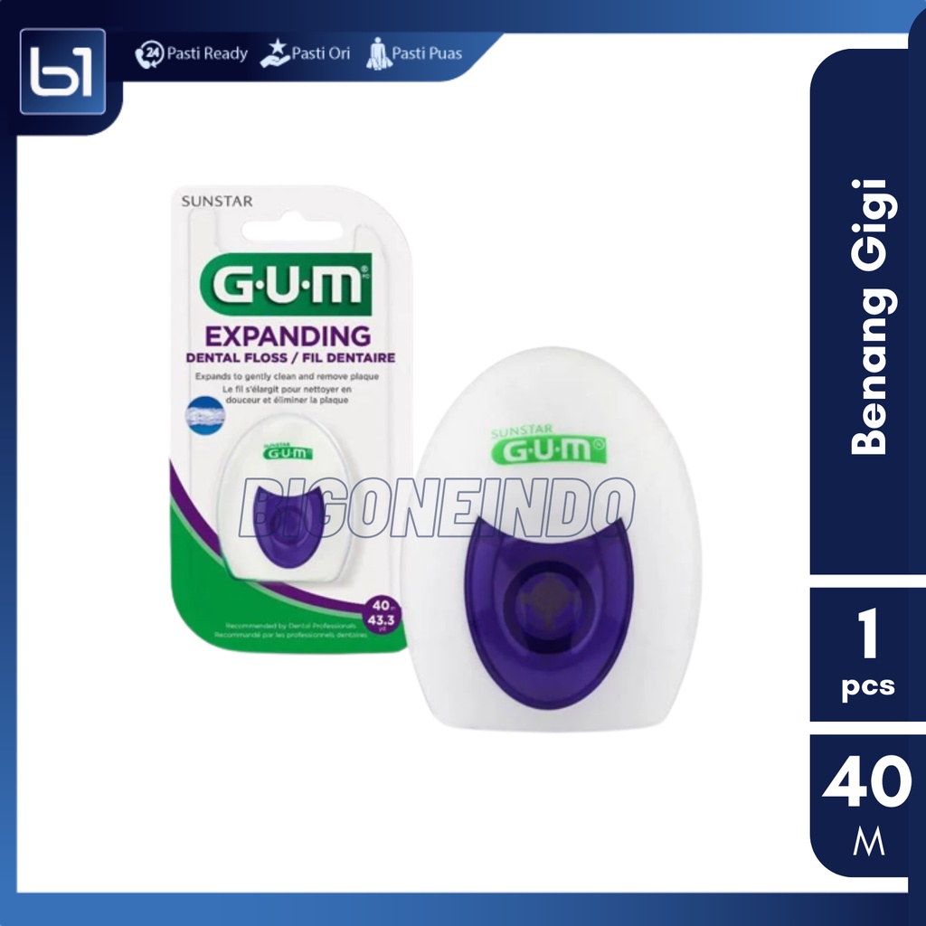 Jual GUM Floss Expanding 2030, Benang Gigi GUM Ortho, GUM Benang Celah ...