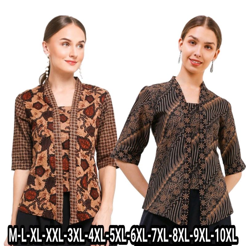 Jual batik KUTU BARU / KEBAYA jumbo BIG SIZE JUMBO XXL XXXL 3L 4L 5L MURAH BATIK KEBAYA JUMBO ...