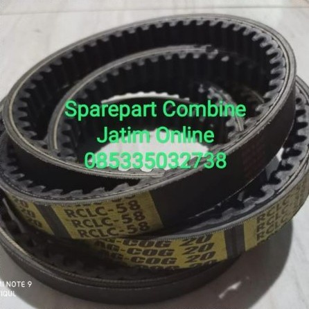Jual Belt Gerigi RCLC58 LC58 C58 Bergerigi Belt Blower DC93 Combine ...