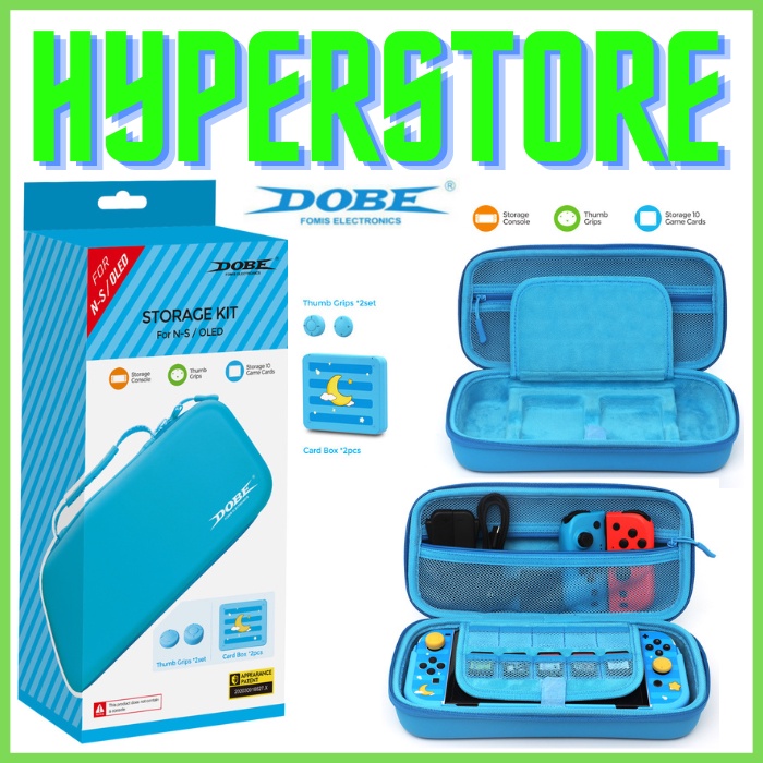 Jual Dobe Storage Kit for Nintendo Switch OLED / Tas Penyimpanan Pouch ...