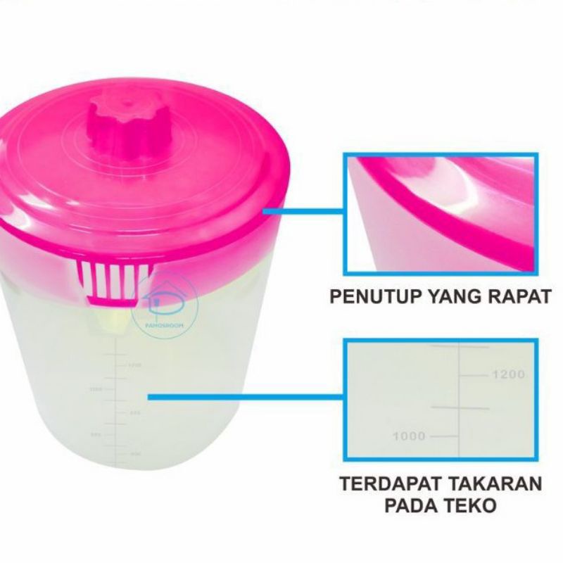 Jual TEKO ESKAN TRIXY AYAKO SUNRISE 1,5 LITER WATER JUG TEKO AIR MINUM ...
