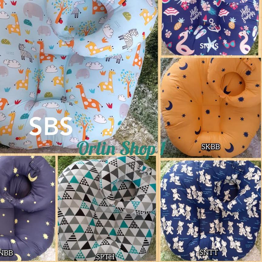 Jual READY Sofa bayi multifungsi set bantal dot ukuran jumbo / bantal ...