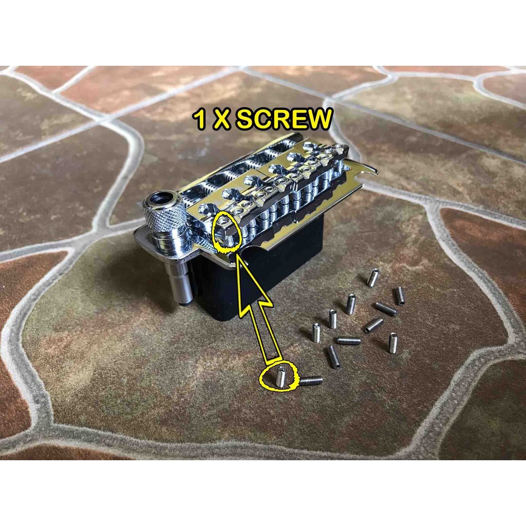 Jual Gotoh T1502 Intonation Screw Adjust Saddle Height Bridge Gibraltar ...