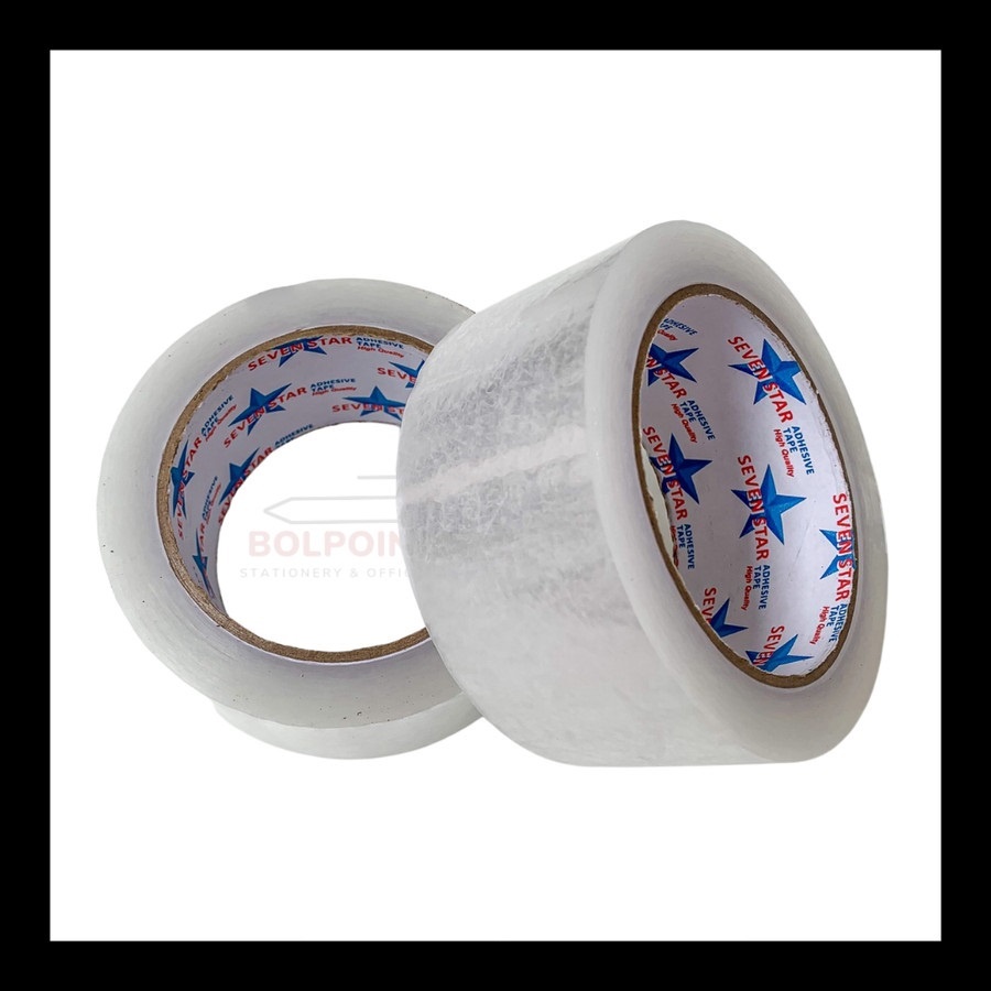Jual Lakban Bening 45mm x 100 yard STAR TAPE - SEVEN STAR - ADHESIVE ...