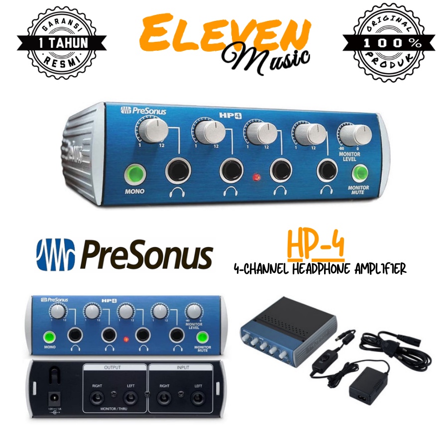 Jual Presonus HP4 4-Channel Headphone Amplifier | Shopee Indonesia