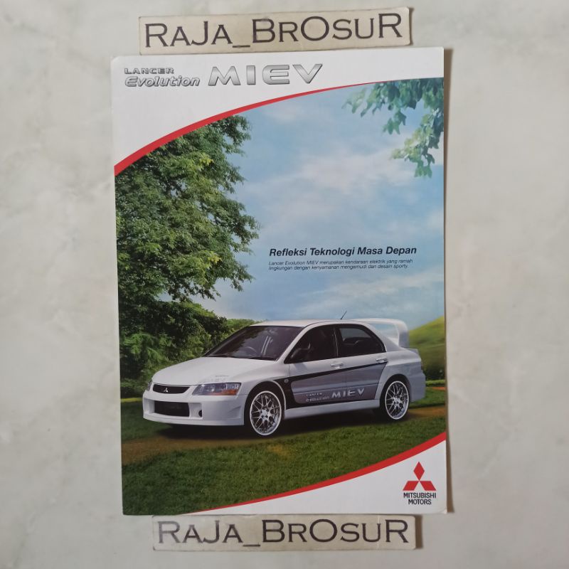 Jual Poster brosur katalog flyer Mitsubishi Lancer Evolution Miev ...