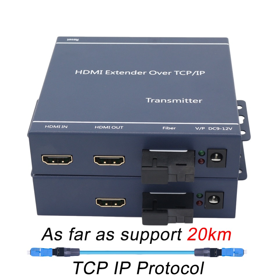 Jual HDMI Extender Over Fiber Optical HDMI Media Converter 1080P up to ...