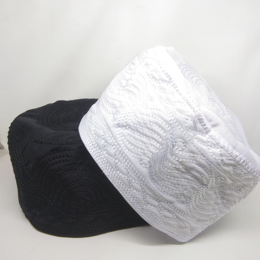 Jual Peci Kopyah Kopiah Madinah Madina Haji Umroh Putih Hitam Grosir ...