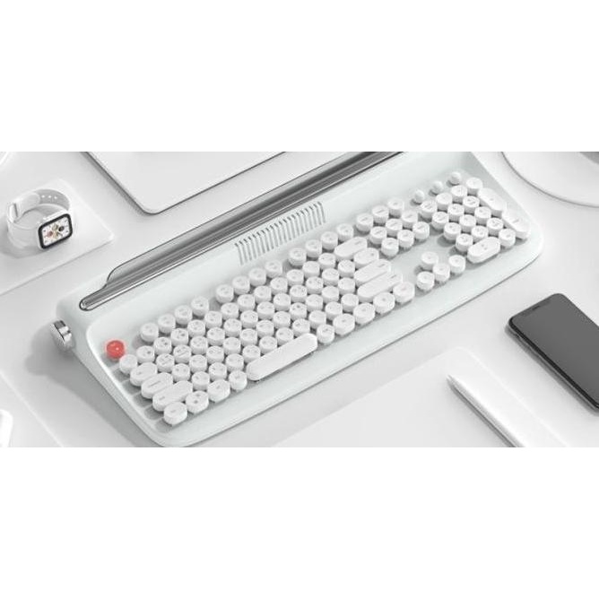 Jual Actto Keyboard Bluetooth Wireless Keyboard Retro Typewriter Pink ...