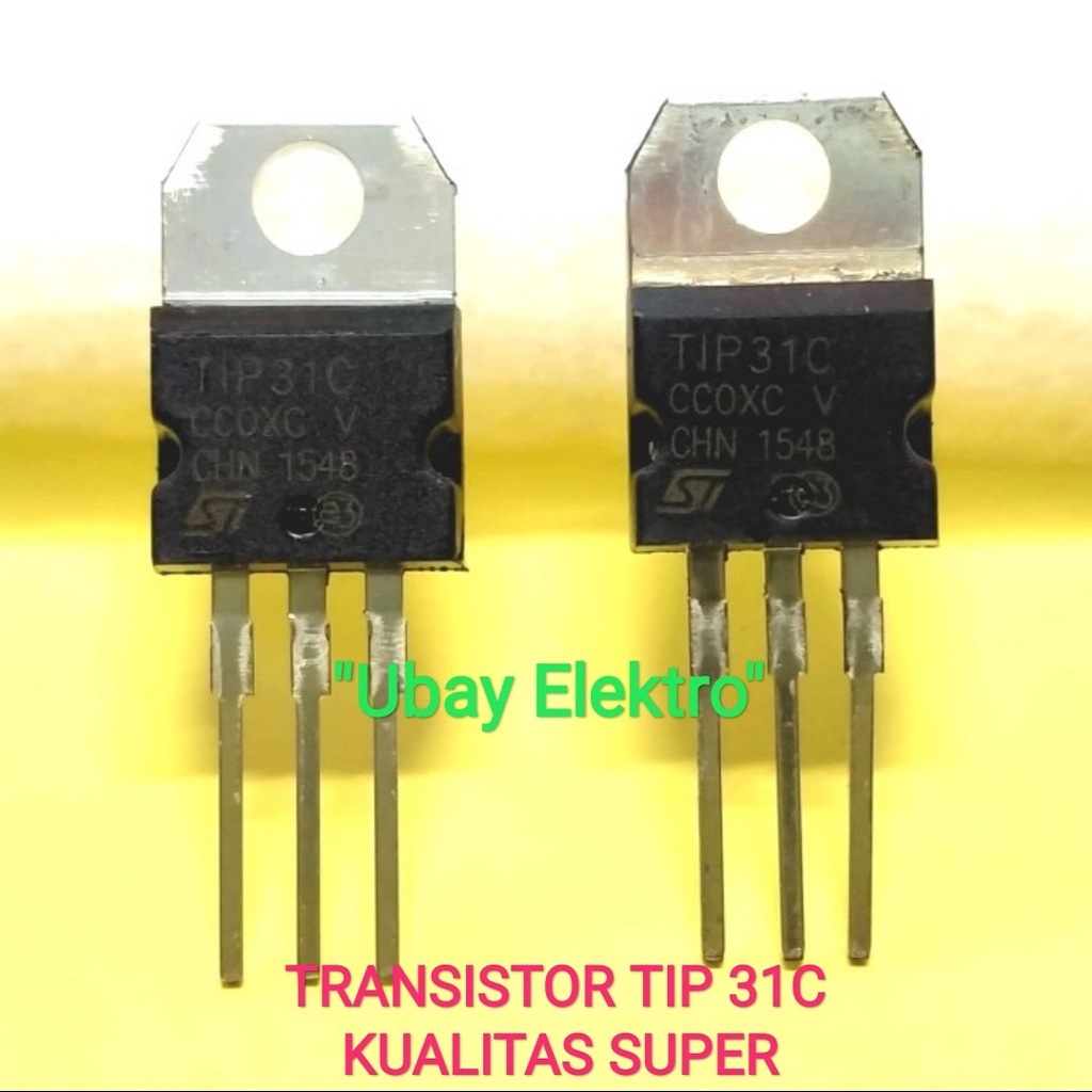 Jual Transistor TIP31C ST chn1548 DAN Transistor TIP32C ST chn1538 | Shopee Indonesia