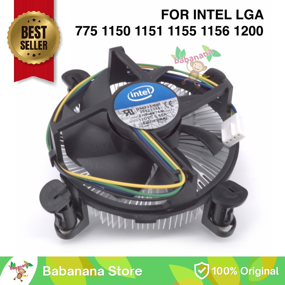 Jual Fan Cooling Intel LGA 775 1150 1151 1155 1156 Heatsink Kipas ...