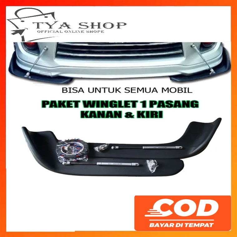 Jual Paket Winglet Bumper Diffuser Universal & Hidrolik Mobil, Truk ...
